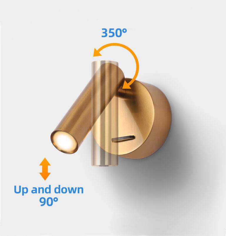 Modern design hotel headboard LED reading lamp