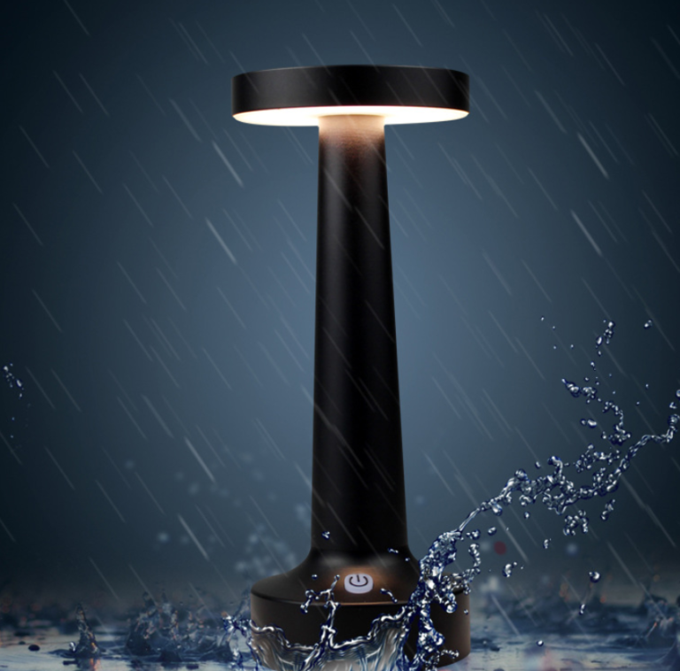 Rechargeable battery powered brightness adjustable restaurant dining ...